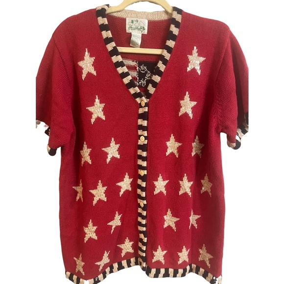 The Quacker Factory | Sweaters | The Quaker Factory American Flag ...